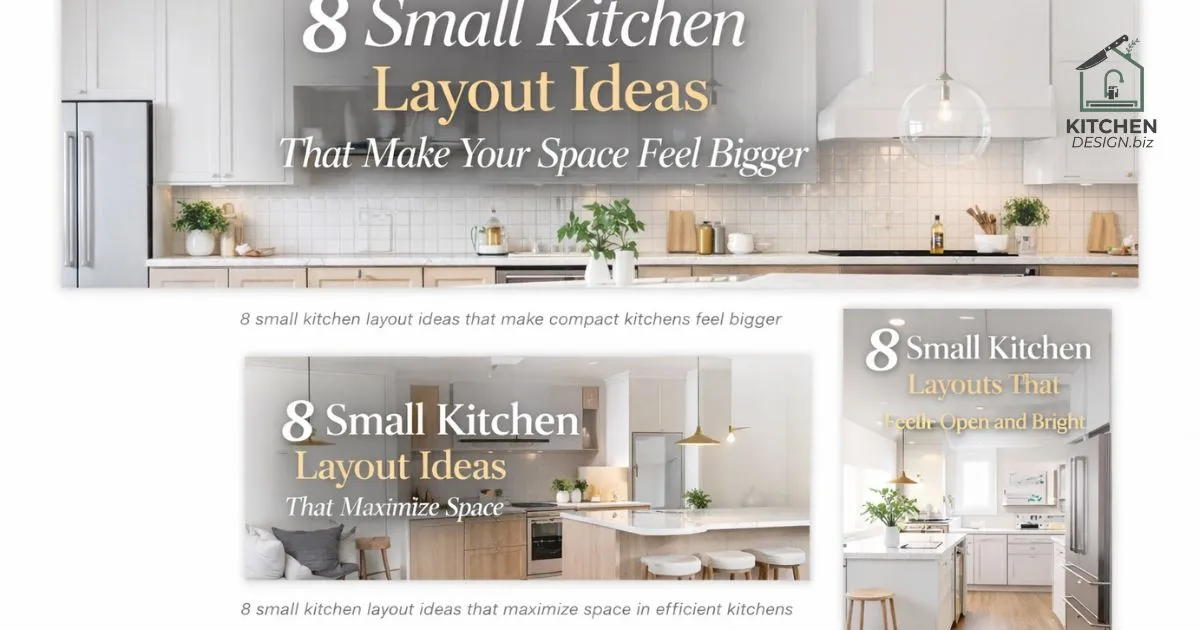 8 Small Kitchen Layout Ideas That Make Your Space Feel Bigger